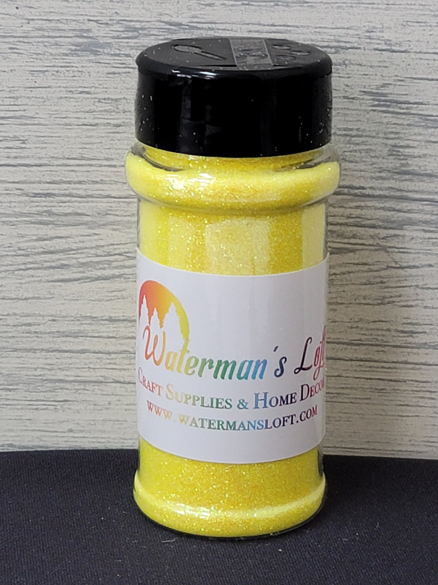 WATERMAN'S LOFT FINE GLITTER - LEMON YELLOW – Waterman's Loft