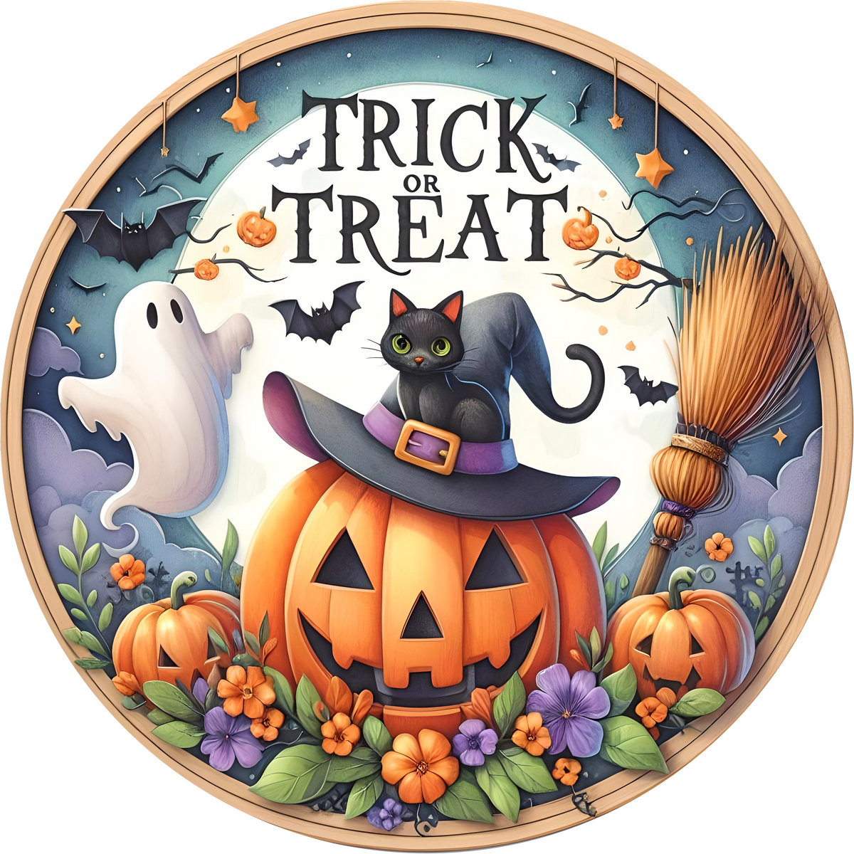 TRICK OR TREAT 10" METAL SIGN – Waterman's Loft
