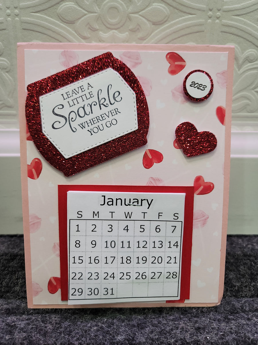 12 MONTH DESK CALENDAR HANDMADE – Waterman's Loft